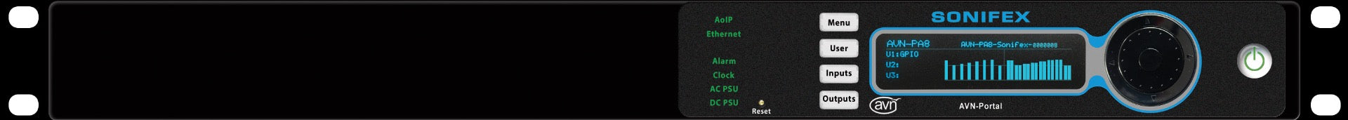 SONIFEX AVN-PD8 8 Stereo Digital Line Inputs & Outputs AES67 Portal | 3D Broadcast