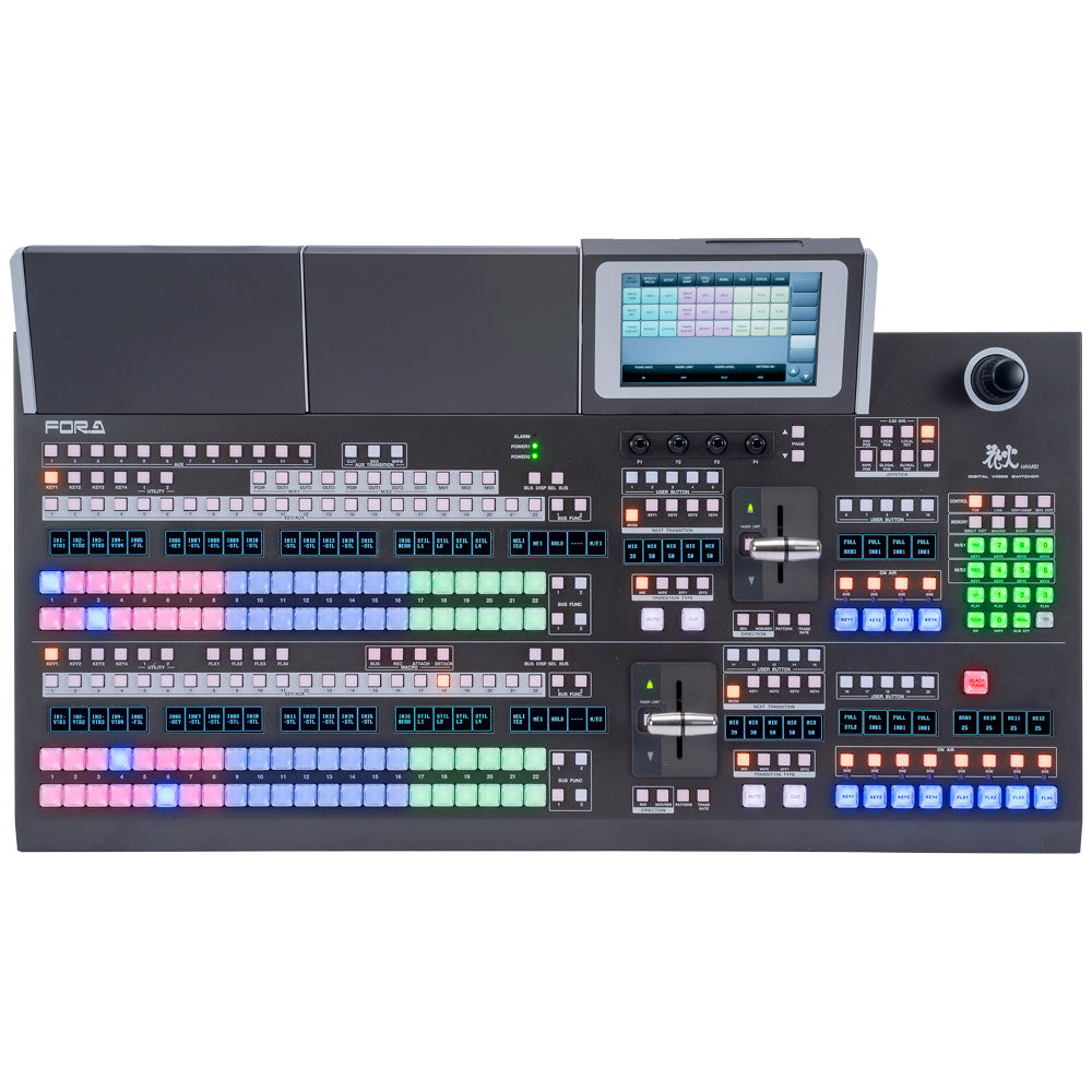 FOR.A HVS-490 WOU Package 4K UHD Compact 2M/E Video Switcher | 3D Broadcast