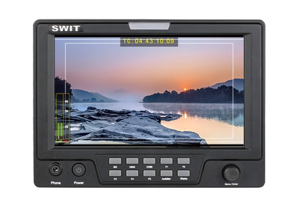 Swit S-1071H+ 7-inch SDI/HDMI On-camera LCD Monitor | 3D Broadcast