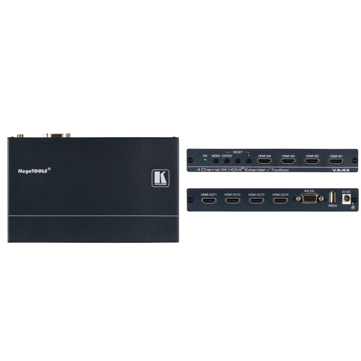 Kramer Electronics VA-4X 4-Channel 4K HDMI Extender / Toolbox | 3D ...