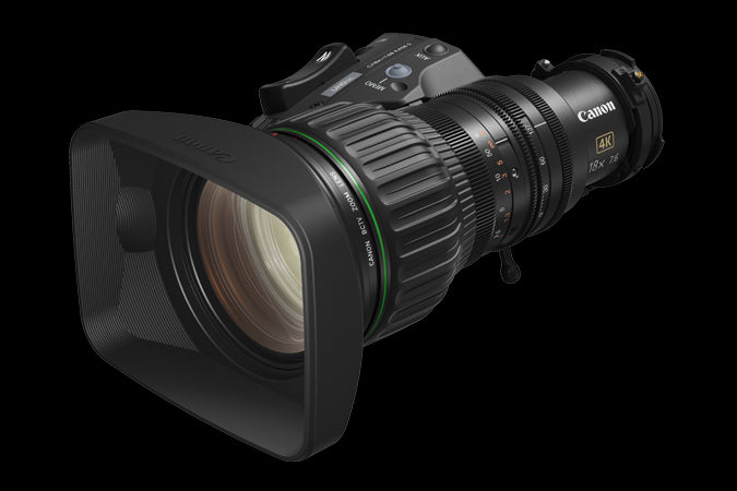Canon CJ18ex7.6B KASE S 2/3" 18x UHDgc 4K Digital ENG/EFP Standard Lens ...