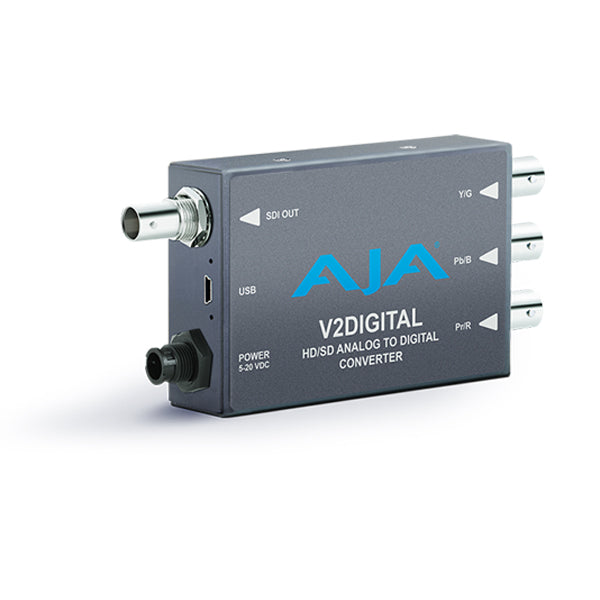 AJA V2Digital Component Composite Analog to HD SD SDI Mini-Converter ...