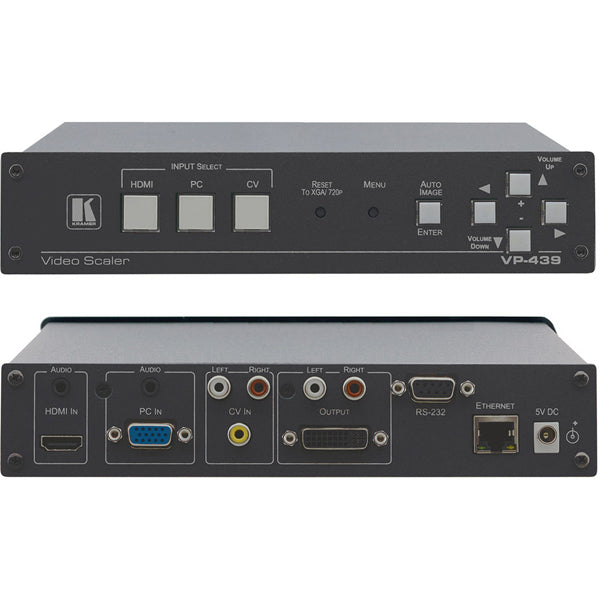 Kramer VP-439 HDMI, PC and CV to HDMI Classroom Switcher / Scaler | 3D ...