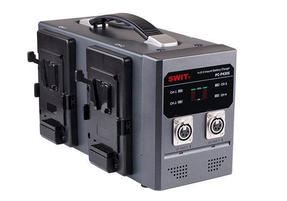 Swit PC-P430S 4 Channel V-mount Battery Quick Charger