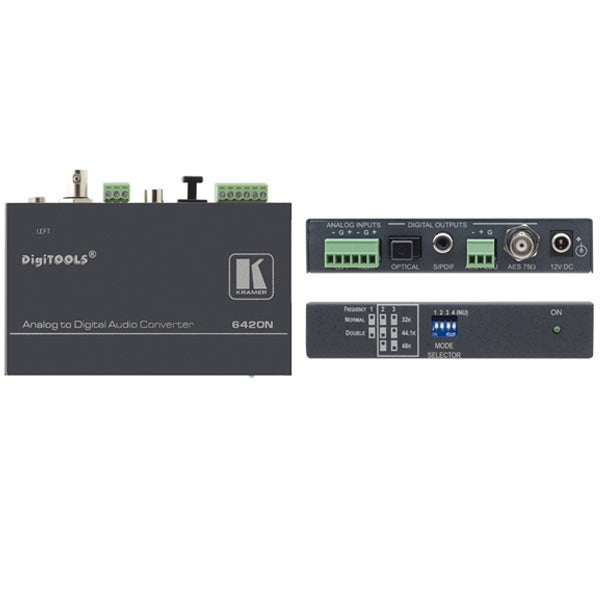 Kramer Electronics 6420N Balanced Stereo Audio to Digital Audio Format ...