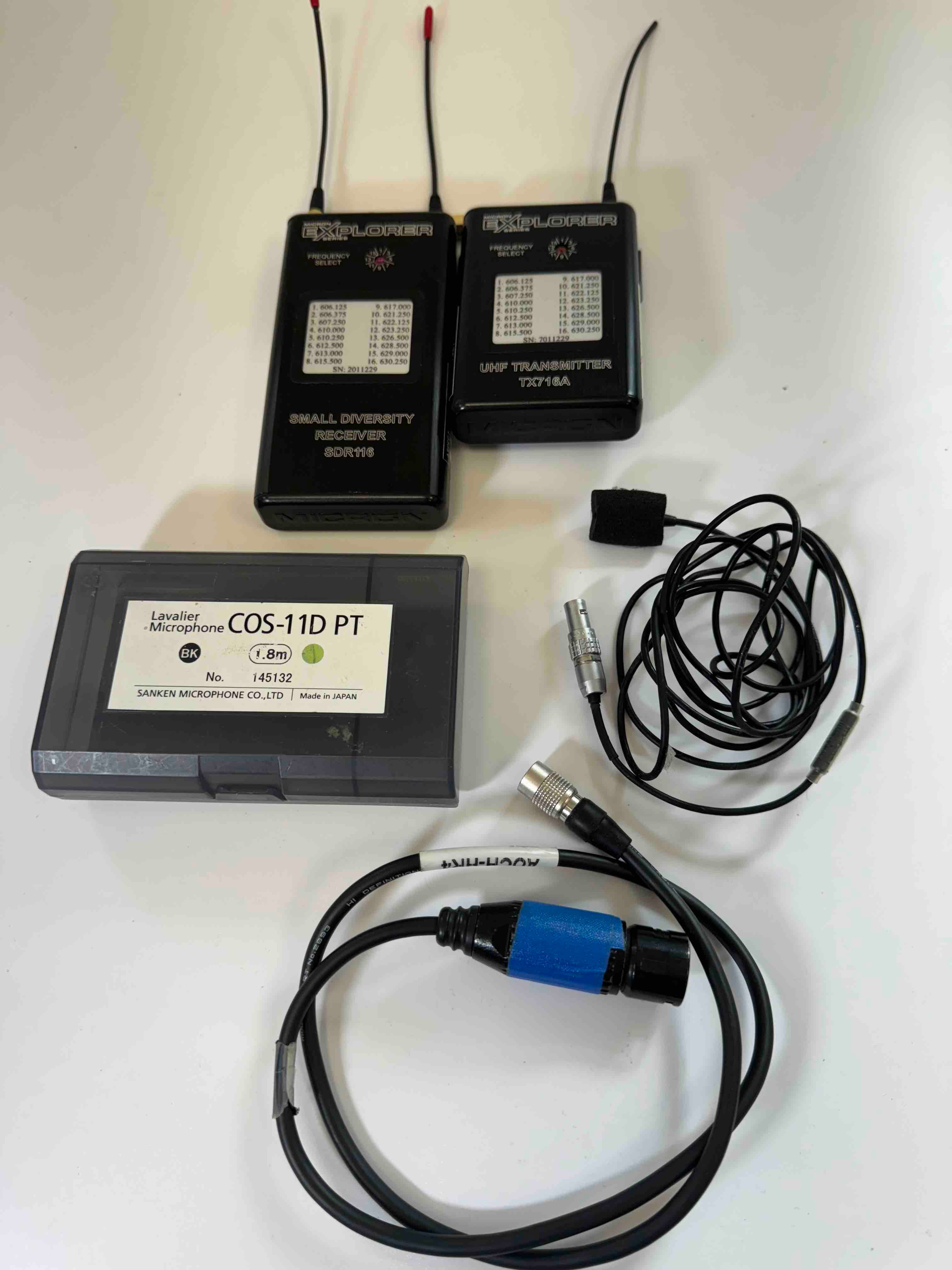 USED Micron Explorer 100 series SDR116 TX716A c/w COS11 Microphone in ...