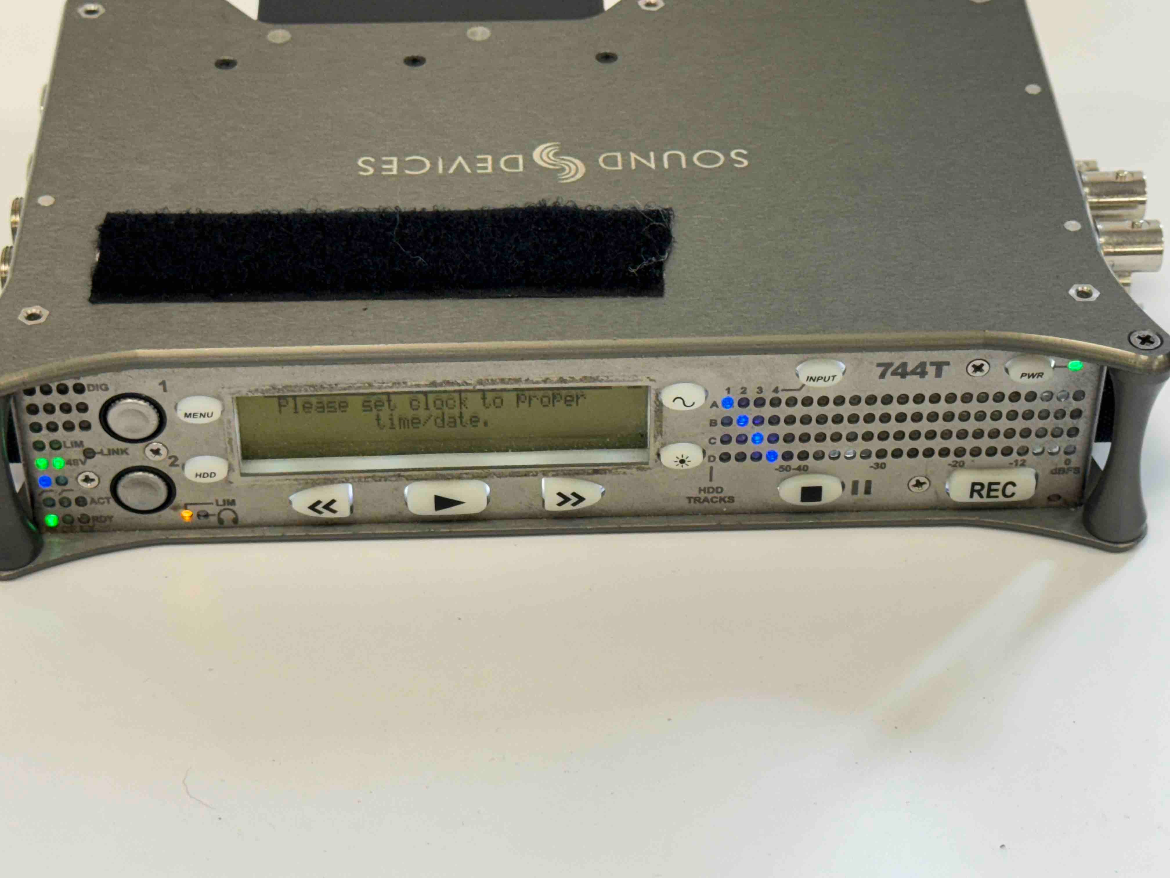 USED Sound Devices 744T Solid State Recorder with Battery SD Card and ...