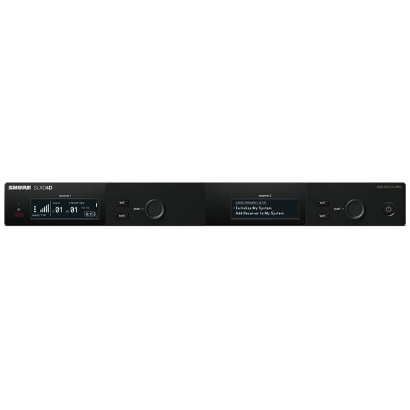 Shure SLXD4D Dual Channel Receiver | 3D Broadcast