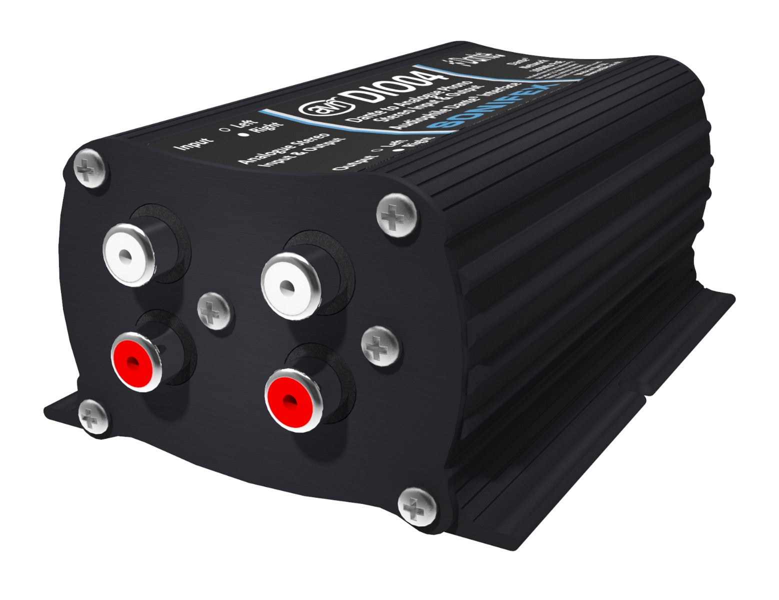 Sonifex AVN-DIO04 Dante to Phono Analogue Stereo Input & Output | 3D ...