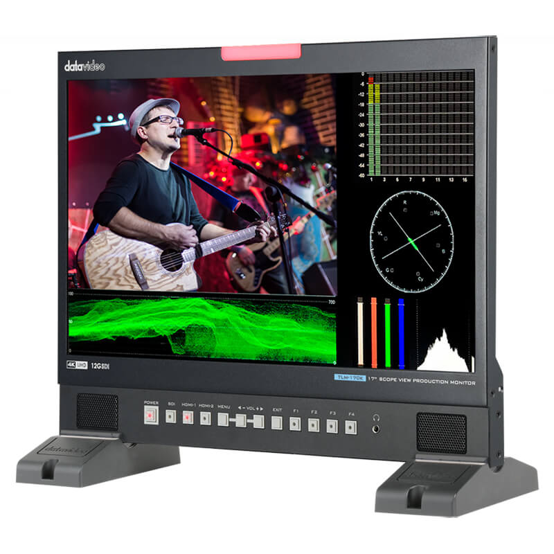 DATAVIDEO TLM-170K 4K UHD 17-inch ScopeView Production Monitor ...