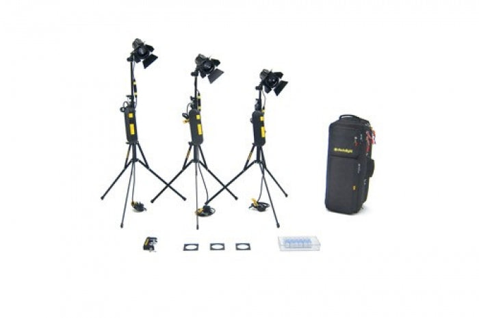 DEDOLIGHT 3 head Master Soft Case Kit - KD3M | 3DBroadcast